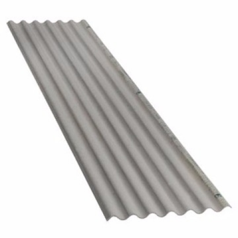 Telha Fibro-Cimento 4mm Cinza 2,44 X 0,50M (Sem Amianto) - Bavcom ...