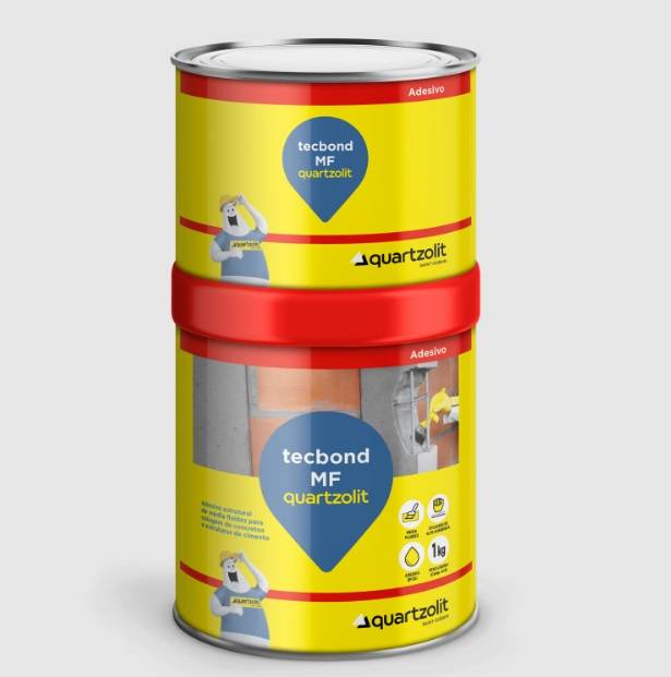 Adesivo Estrutural Quartzolit Tecbond MF 1KG - Bavcom Tijolão Materiais ...