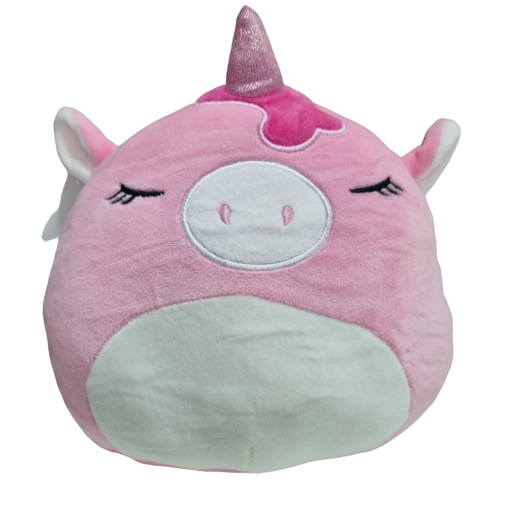 Porco Unicórmio Pelúcia Fofinha De Apertar - AP Toys XZ-15 - Noy Brinquedos