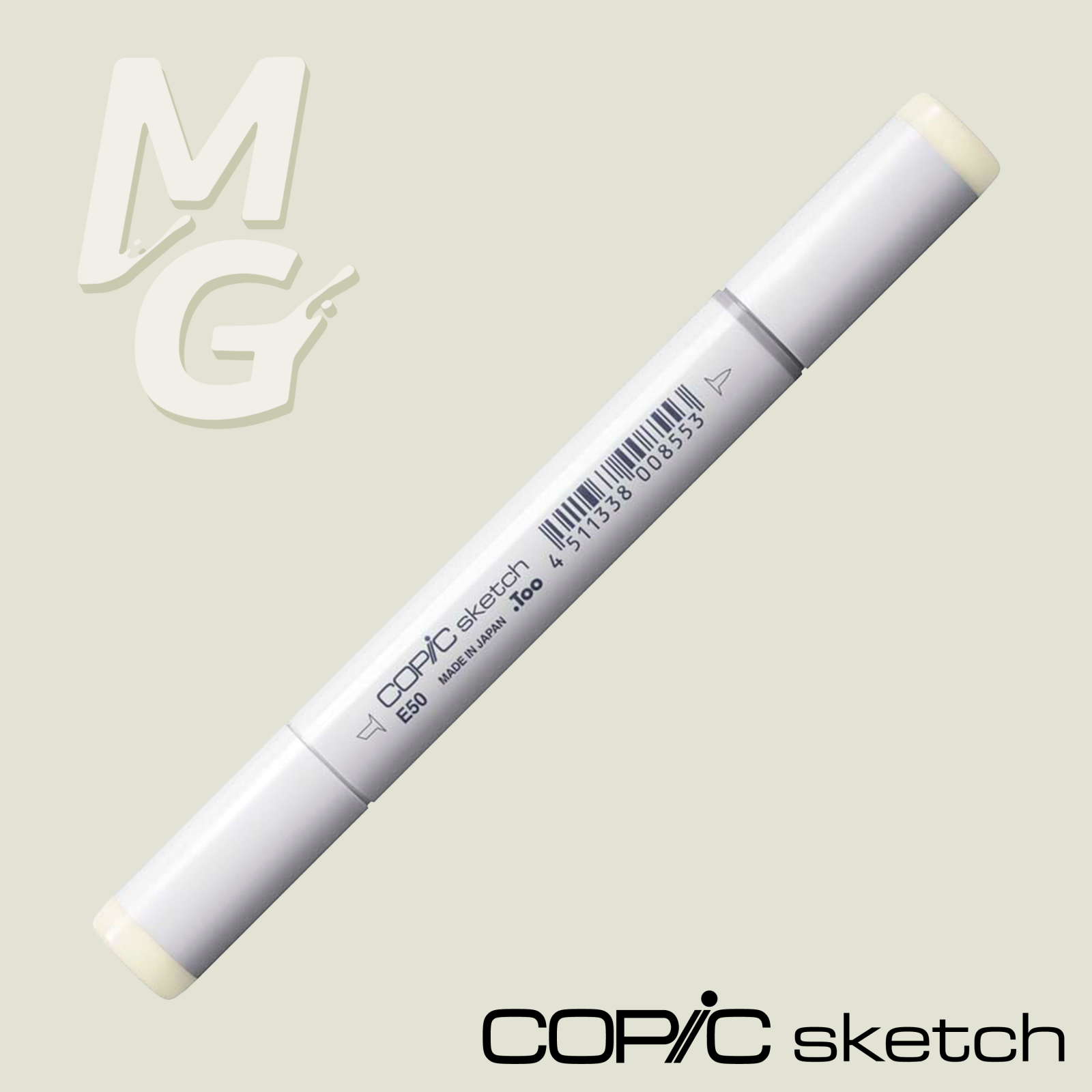 Marcador Copic Sketch Egg Shell E50 - Mundo Grafite