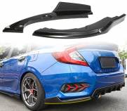 Spoiler Traseiro Civic G10 17 18 19 20 21 22 23 24 Preto Par - Sul ...