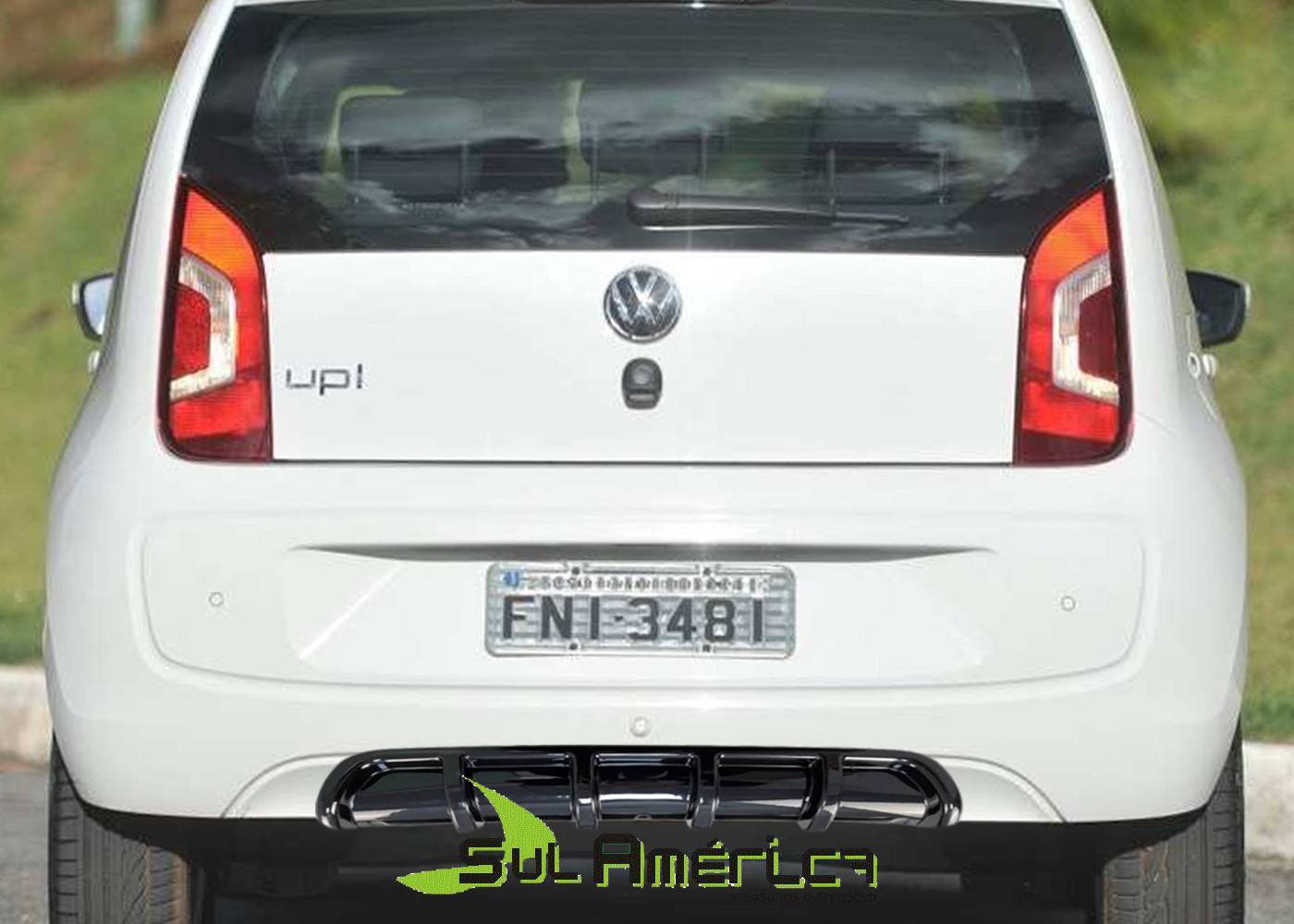 Spoiler Traseiro Vw UP Extrator Preto Black Piano - Sul Acessorios