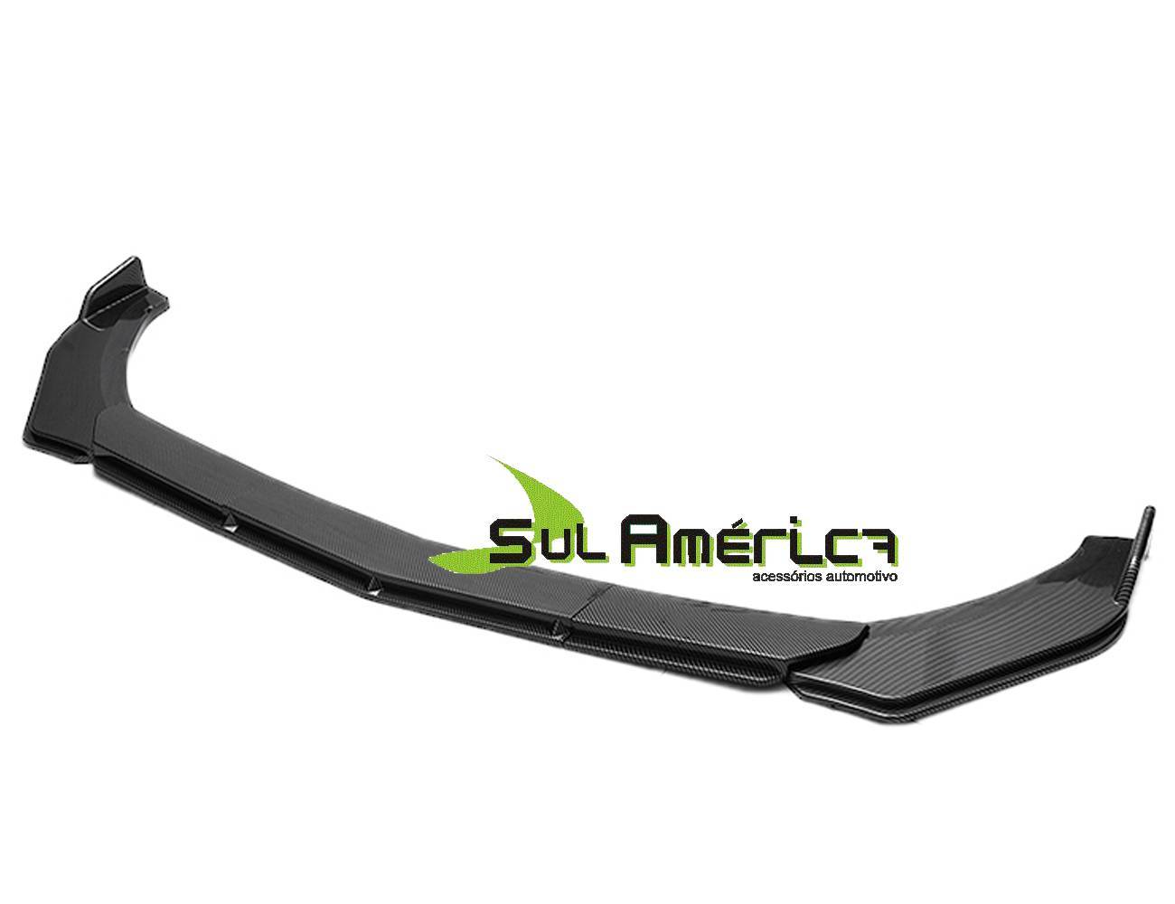 Spoiler Dianteiro Sandero Logan 15 16 17 18 Black Piano - Sul Acessorios