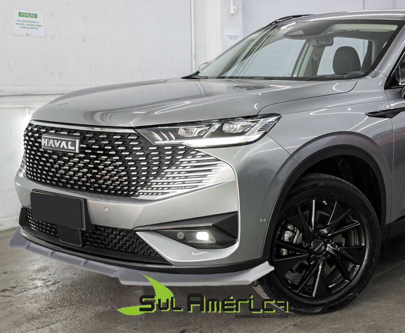 Spoiler Dianteiro Gwm Haval H6 2024 2025 2026 Sport - Sul Acessorios
