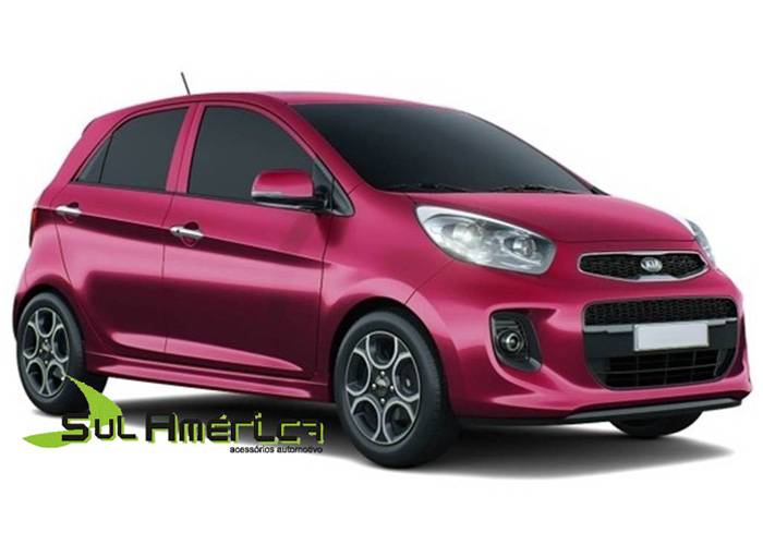 SPOILER LATERAL PICANTO 2014 A 2019 4P PRETO ACETINADO - Sul Acessorios