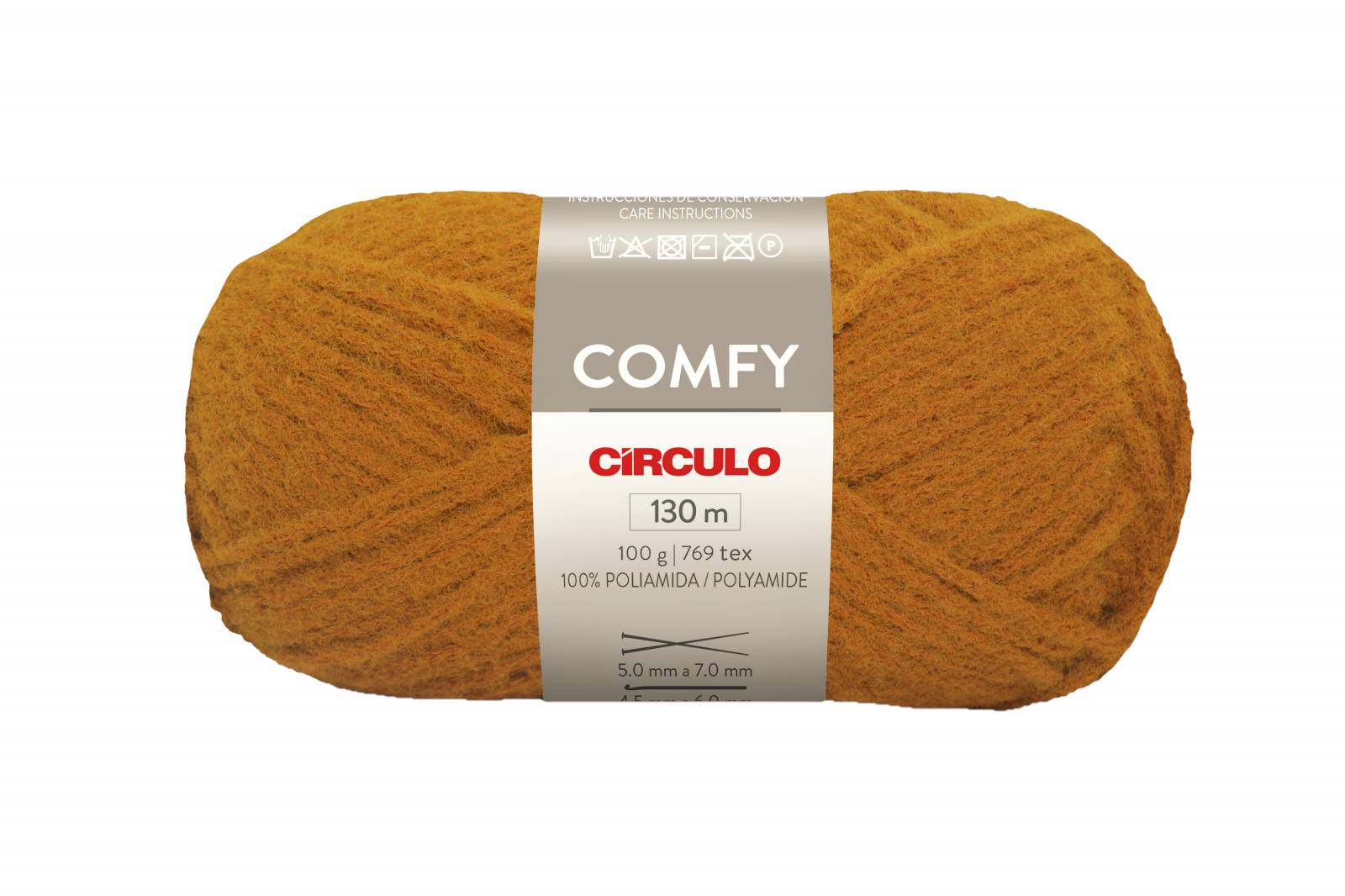 Lã Comfy 100g - Círculo - 7839 - Mel - Armarinhos Nodari