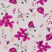 Tecido Flame Symi Digital Estampado Floral Pink - Peripan - Armarinhos ...