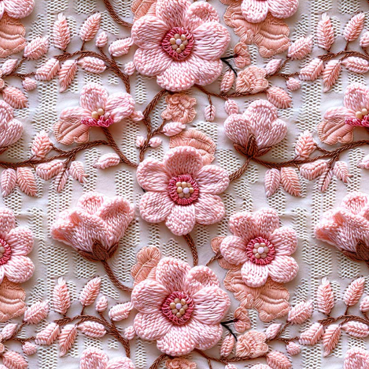 Tecido Tricoline Digital Estampado Flores Rosas Textura Croc ...