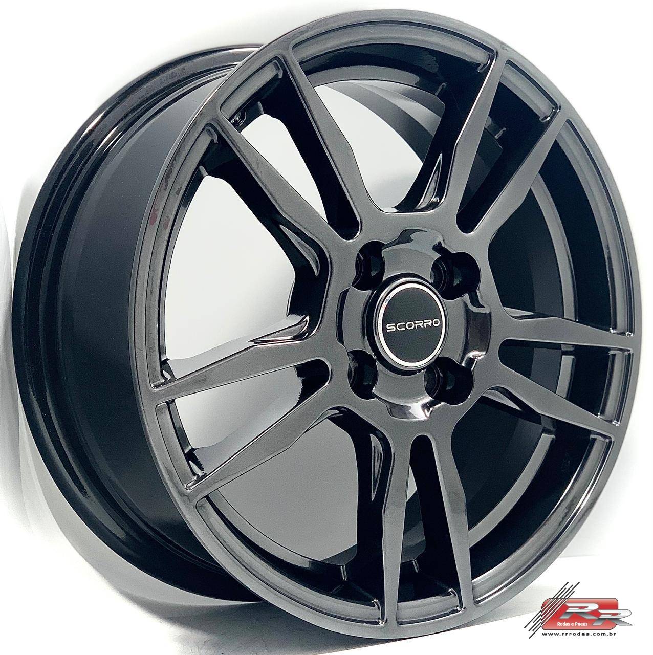 JOGO DE RODA S237 ESPORTIVA SCORRO 15X6 KE 4X98 ET 40 FIAT - RR Rodas