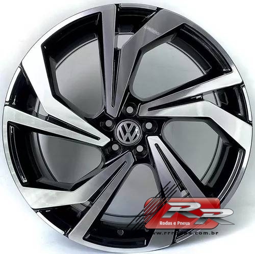 JOGO DE RODA VW JETTA GLI 2023 REPLICA SCORRO S 277 17X6,5 DIAMANTADO ...