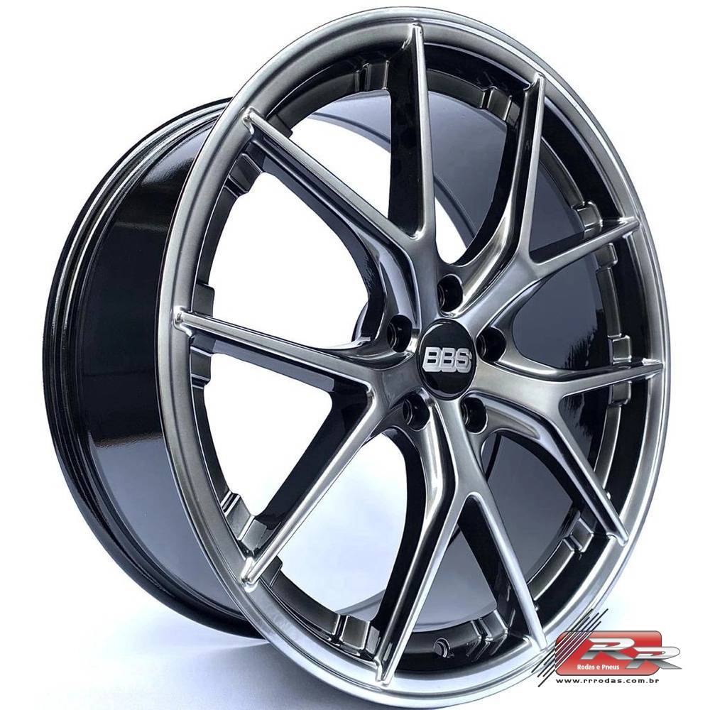 JOGO DE RODA BBS CI-R GT7 17X7 DARK GLOSS 4X100 ET 40 - RR Rodas
