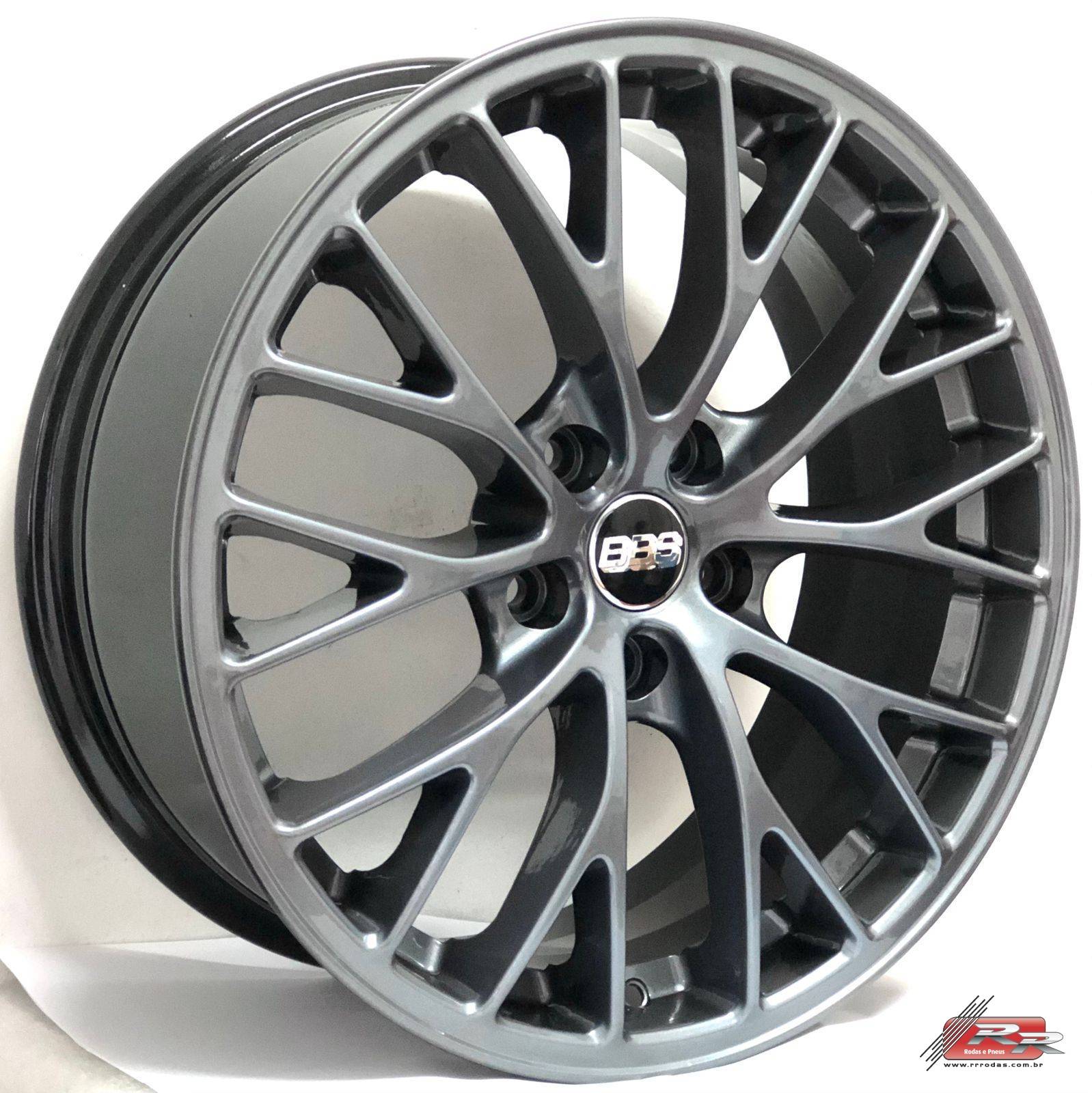 JOGO DE RODA S280 BBS ESPORTIVA SCORRO 18X7,5 GRAFITE 5X100 ET 40 - RR ...