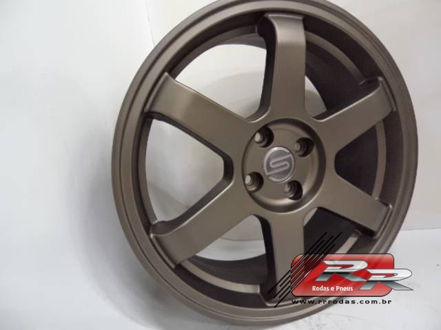 JOGO DE RODA S247 ESPORTIVA SCORRO 18X7,5 BRONZE 4X100 ET 40 - RR Rodas
