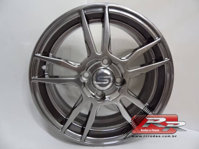 JOGO DE RODA S237 ESPORTIVA SCORRO 15X6 KE 4X100 ET 40 - RR Rodas