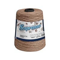 Barbante Cores N°8 - 600g - Supremo - 109 - Marrom Claro - Armarinhos Nodari