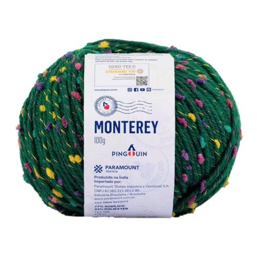 Lã Monterey 100g - Pingouin - 9106 - Malibu - Armarinhos Nodari